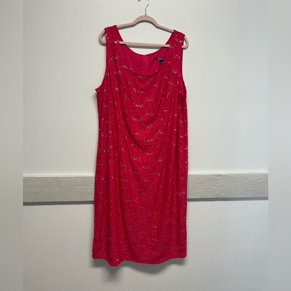 Roaman's | Dresses | Gorgeous Roamans Pink Plus Size Dress 26w | Poshmark